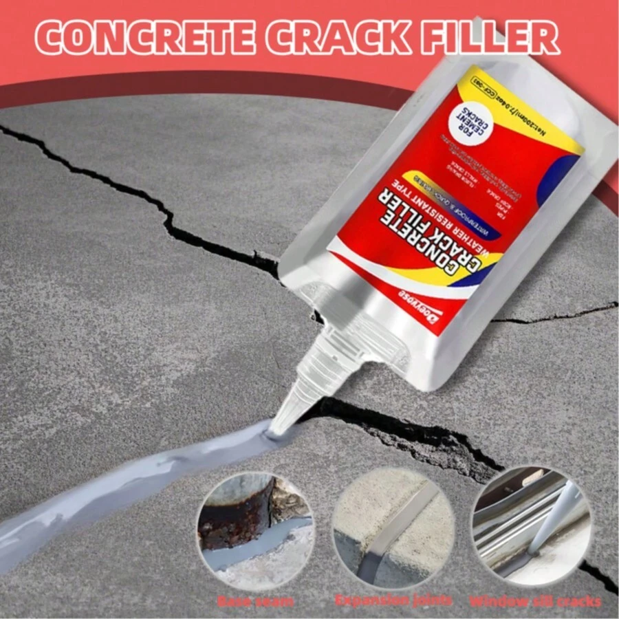 Doeyvose Concrete Waterproof Repair Sealant, Precast Concrete Crack ...