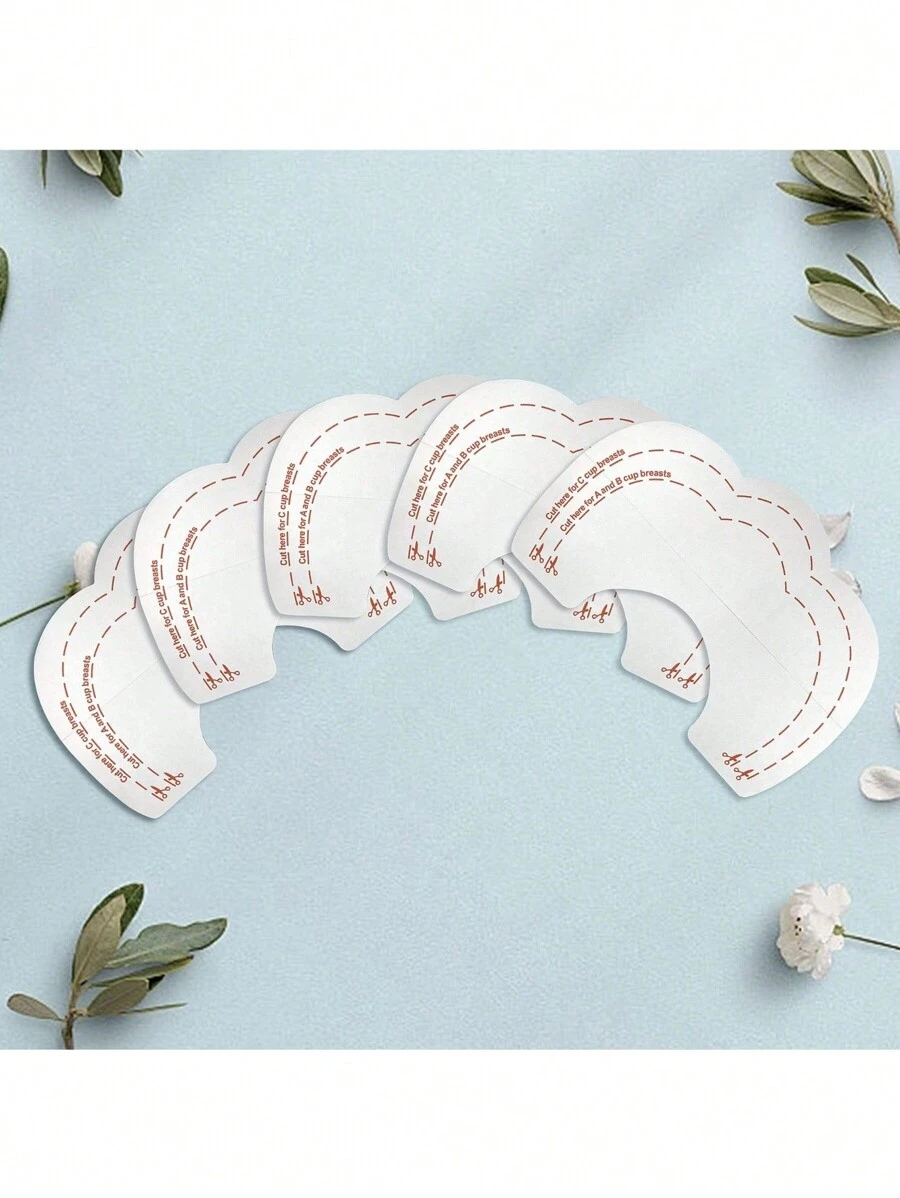 50 Pcs Ladies Nipple Patch Chest Lift Tape Chest Pads Clear Self ...