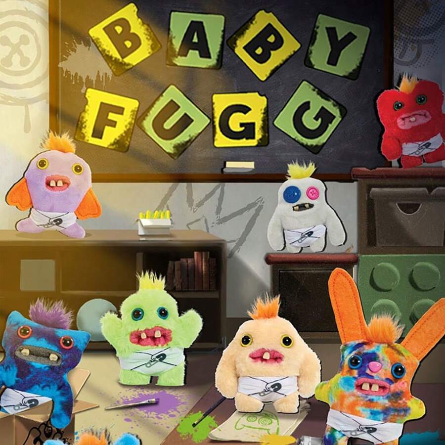 ZURU Fuggler Official Genuine 3.94inch Cute Monster Funky Tooth Ugly ...