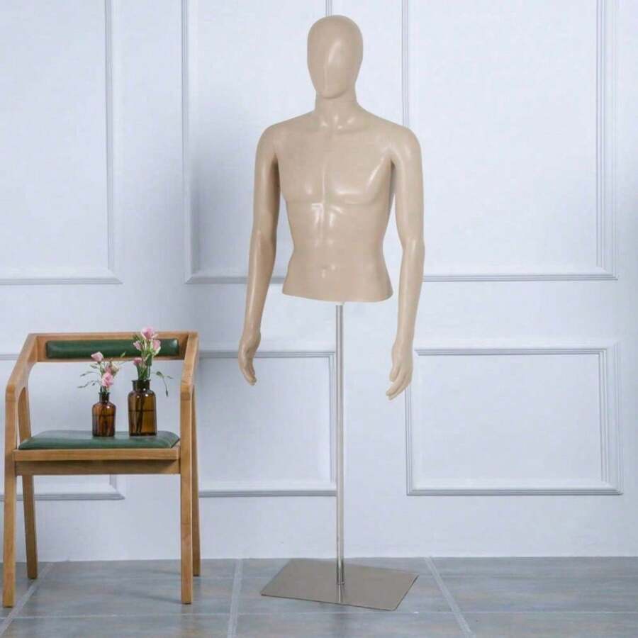 Male Mannequin Torso Dress Form Sewing Manikin 42-59 Inch Height ...