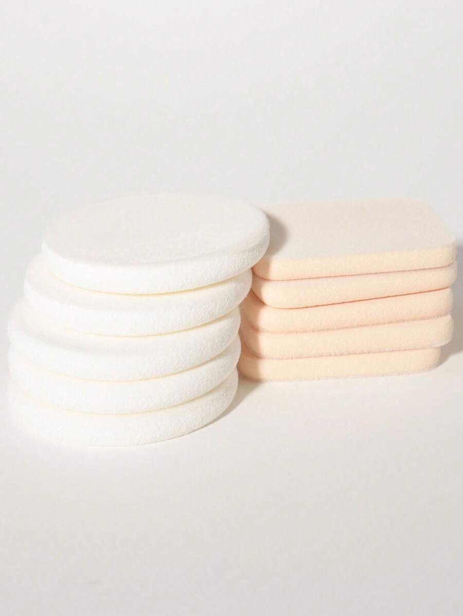 10pcs Reusable Wet & Dry Makeup Sponge Set, Non-Latex Makeup Blender ...