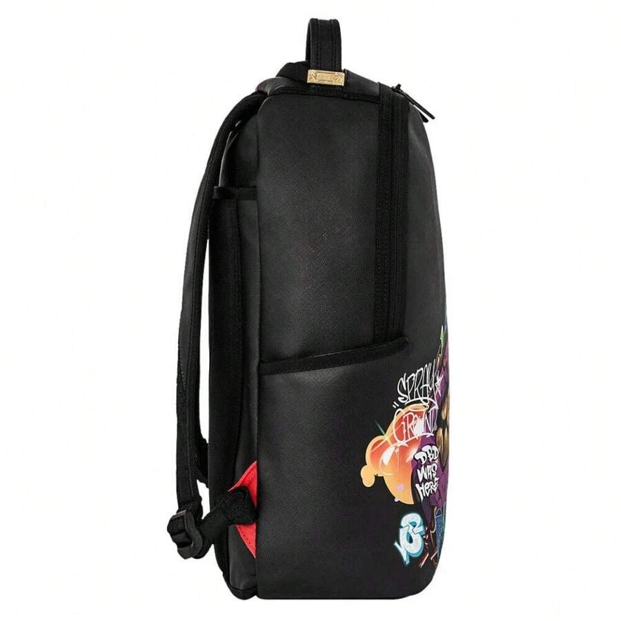 Sprayground Half Graf Lips DLXSV Backpack Unisex Black Laptop ...