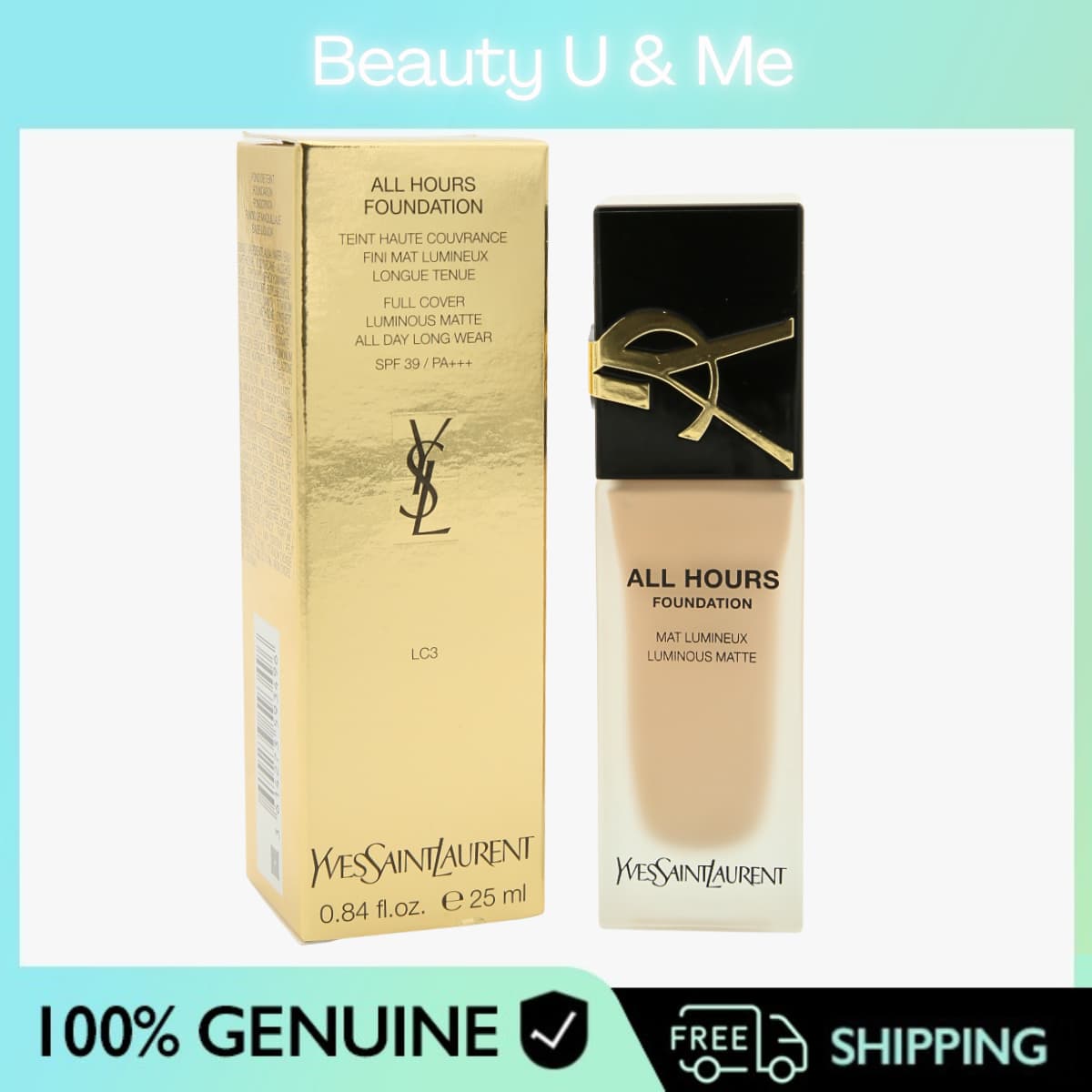 Yves Saint Laurent YSL All Hours Foundation 25ml Full Coverage Light-Weight | SHEIN USA