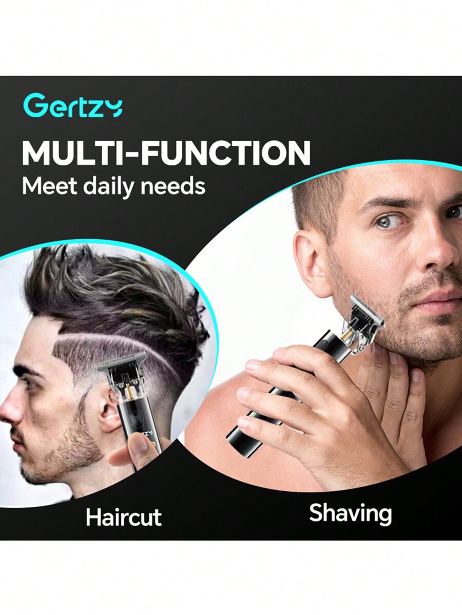 2 In 1 Multifunctional Electric Hair Clipper Rechargeable Razor ...