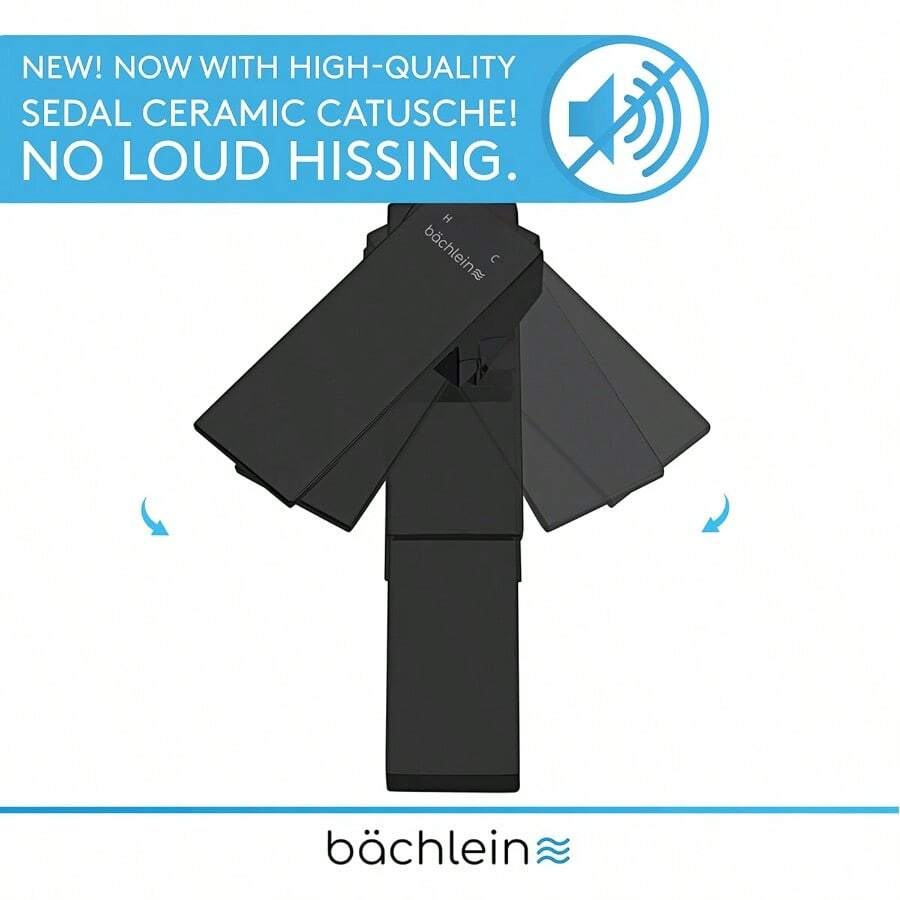 Bächlein High Faucet For Batoom [Angular - Matt Black] - Extra High Tap ...