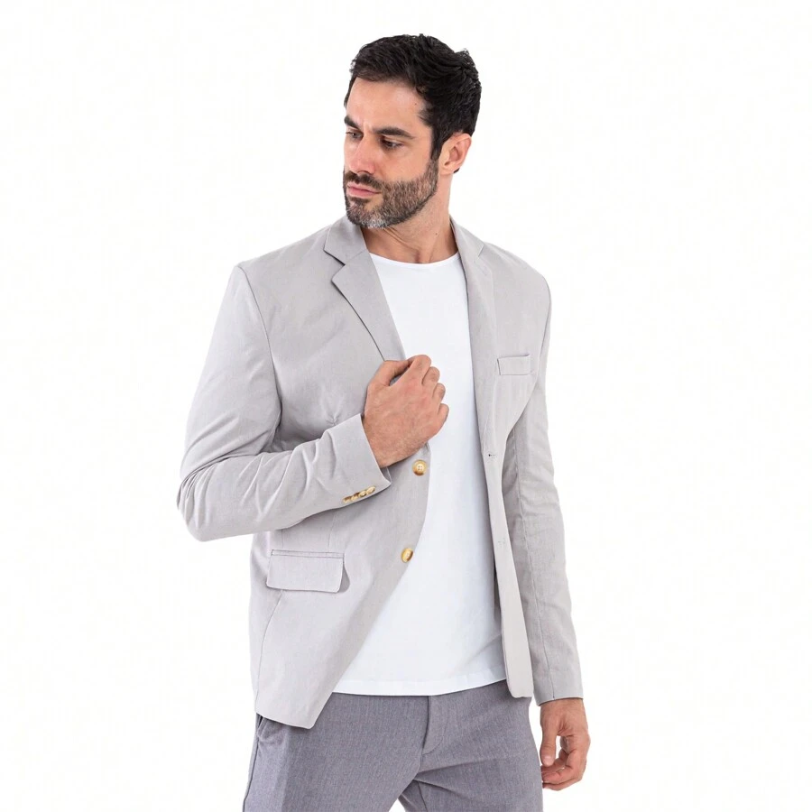 Blazer Masculino Social Linho Premium | SHEIN Brasil