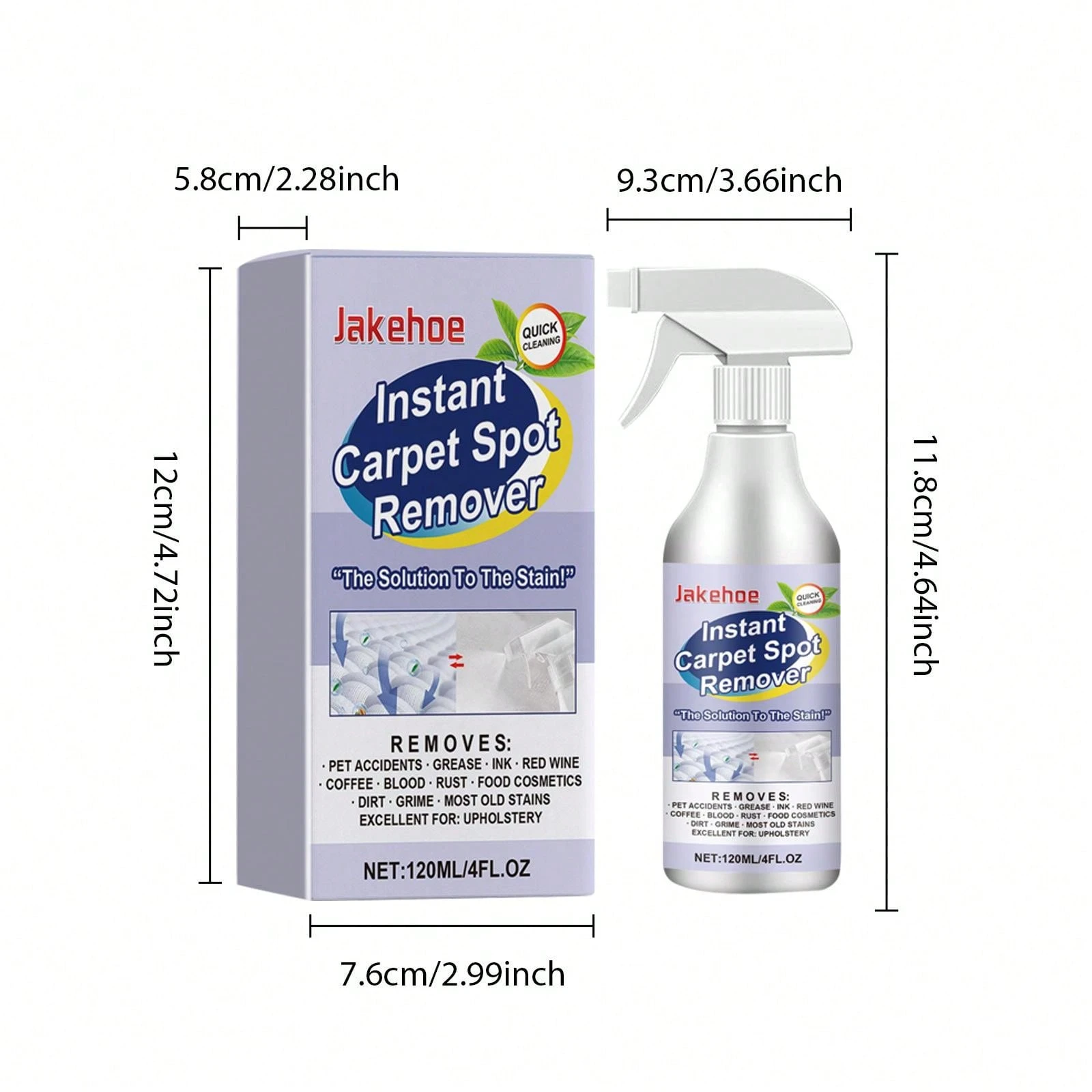 Smacchiatore per tappeti - Pulitore professionale per tappeti, rimuove ...