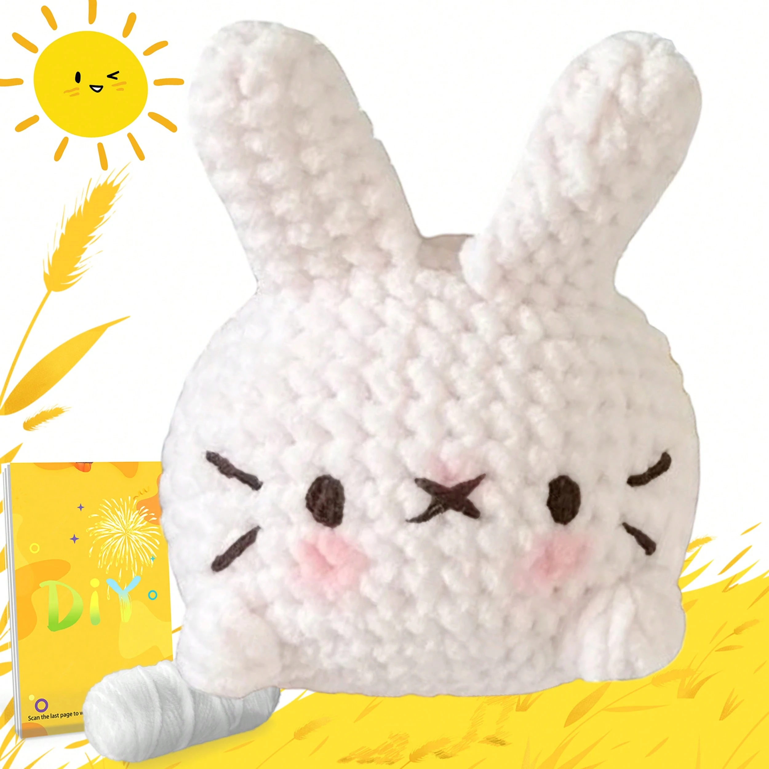 Kit de ganchillo de conejo DIY para principiantes, kit completo de ...
