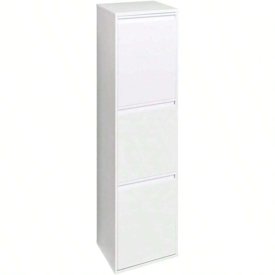 Arregui Basic CR301-B 3-Compartment Steel Trash And Recycling Bin ...