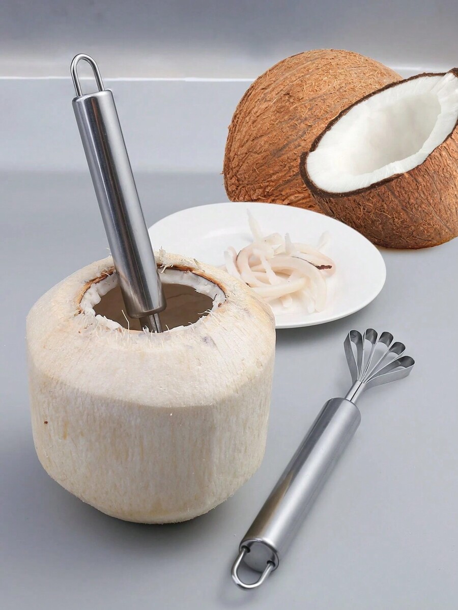 1pc Coconut Scraper, Coconut Grater, Coconut Meat Removal Tool ...