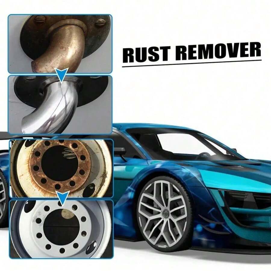 100ml Rust Inhibitor Car Rust Removal Spray Auto Rim Dust Cleaner Car ...