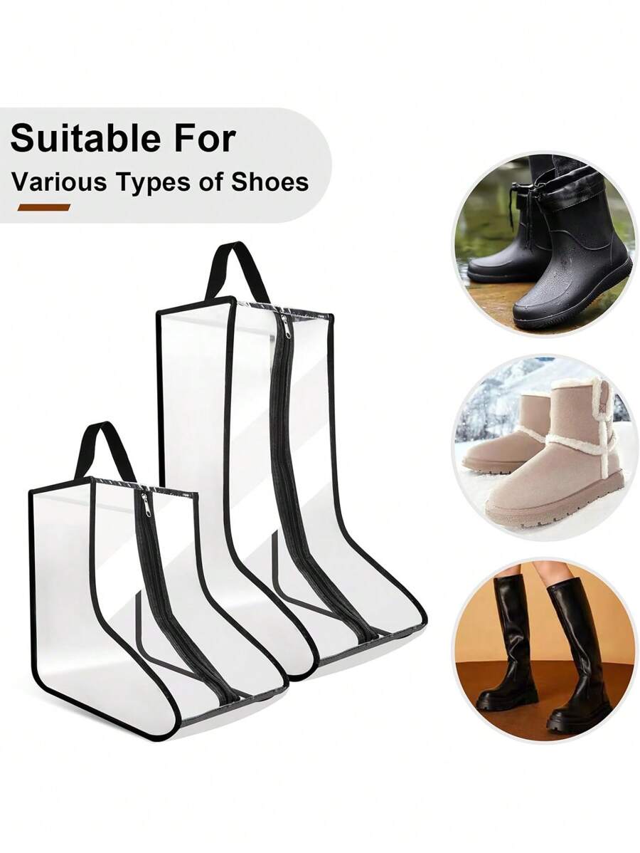 1pc Tall Boot Bags Organizer For Travel Waterproof Cowboy Boots Bags ...