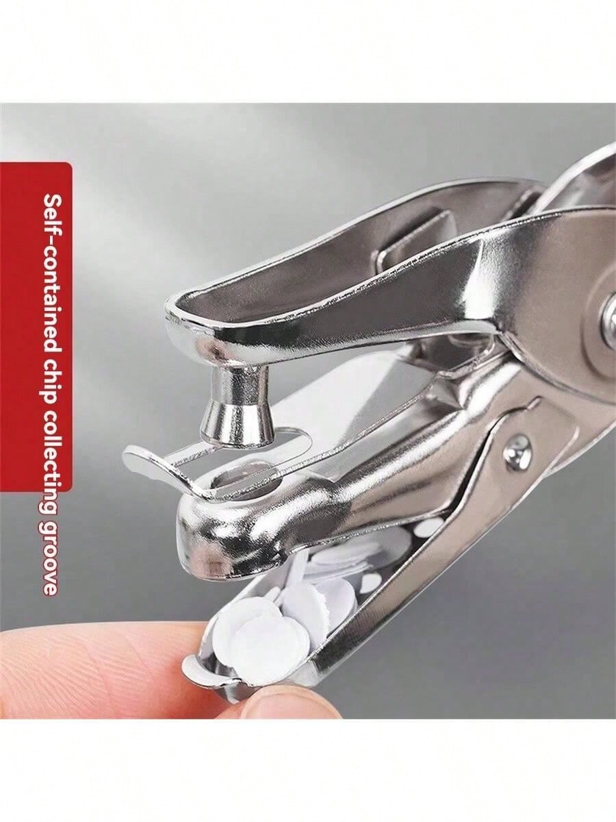 1pc Metal Hand Operated Hole Puncher, Hand Hole Punch, Single Hole ...