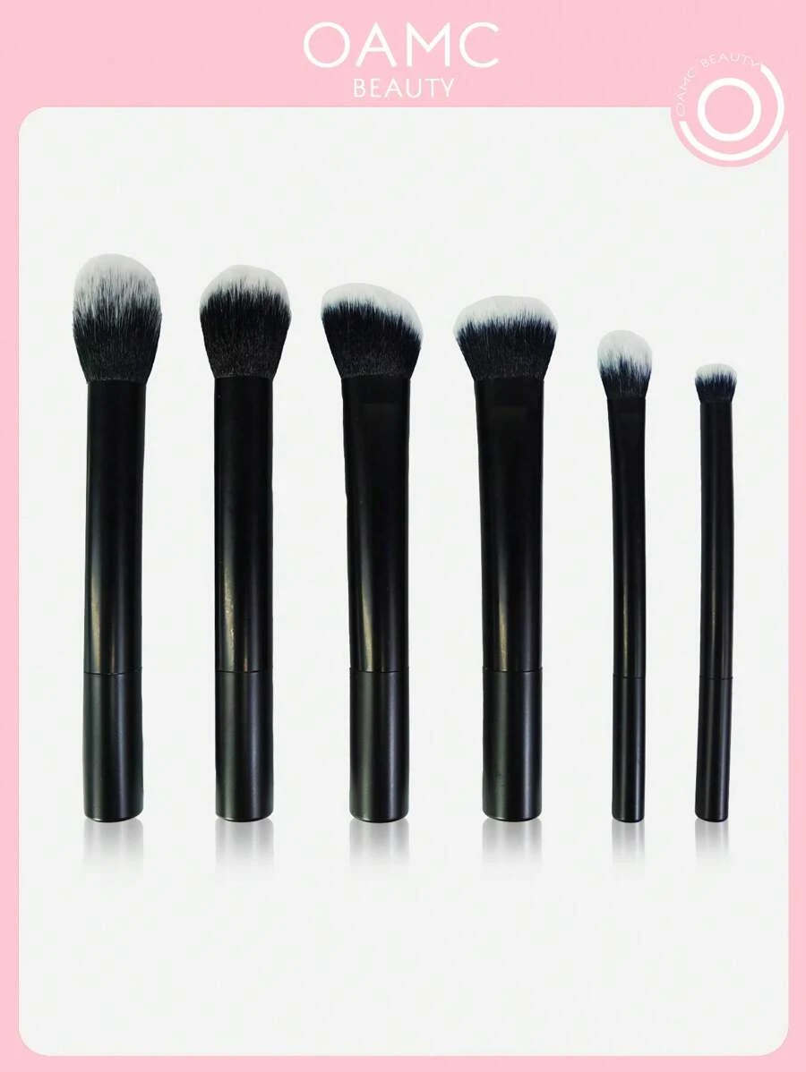 OAMC New Set Of 6 Makeup Brushes Including A Powder Brush, Flame Brush, Blending Brush, And ...