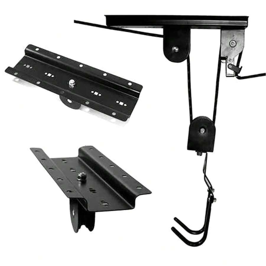 Bicycle Hoist Garage Storage Bike Lift Pulley System With 60kg Bearing ...