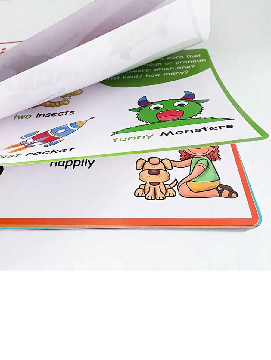 8 Pcs A4 Grammar Study Posters, Primary School Educational Grammar ...