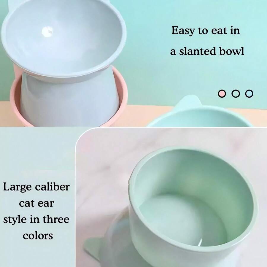 Bol pour chat anti vomissement, bols surélevés pour chat, bol pour chat ...