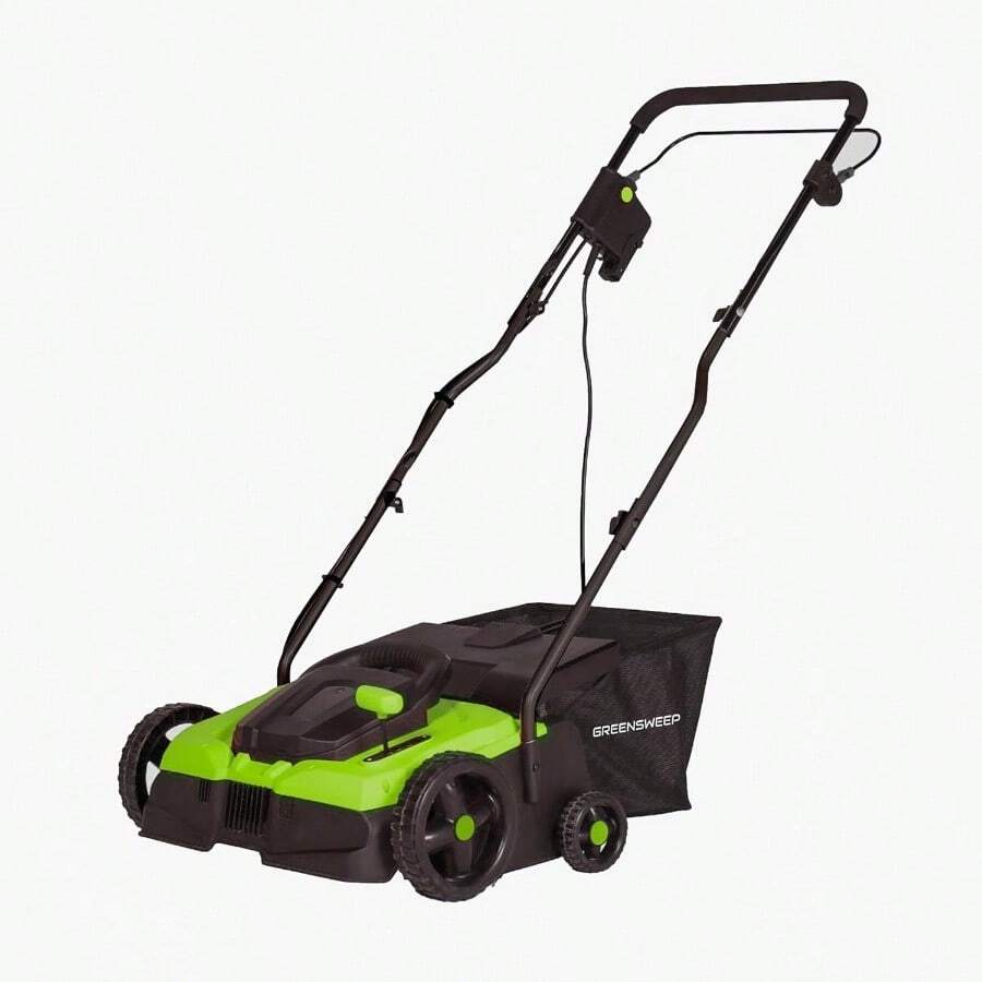 GreenSweep V1 - Artificial Grass Electric Sweeper Rake Vacuum 40L ...