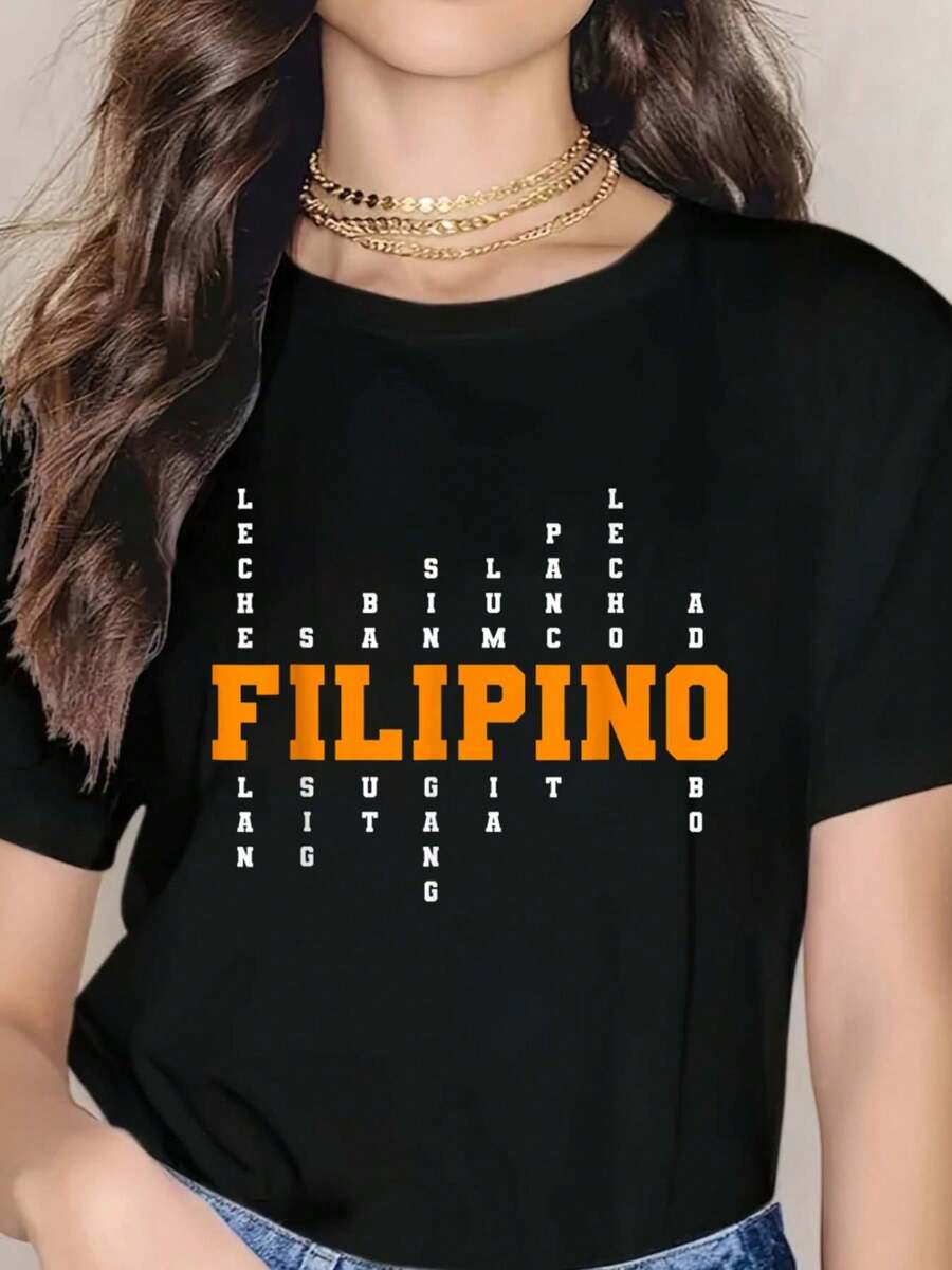 Mens Funny Filipino Food Lover Philippines Pinoy Tagalog Jokes T-Shirt ...