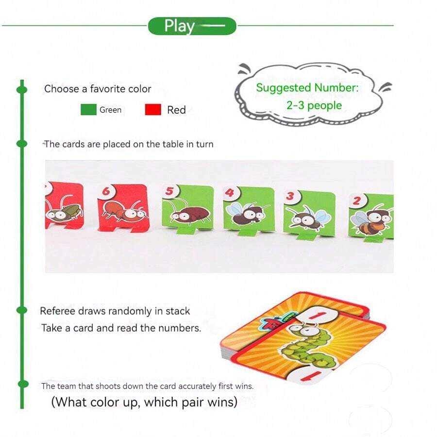 Nouveau jeu de société interactif 2025 : 1 set de jeu de cartes ...