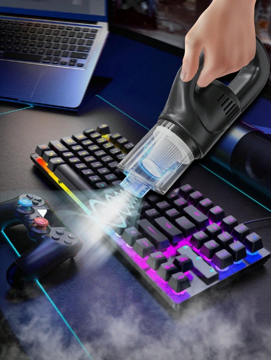 Cordless Handheld Vacuum Cleaner - Rechargeable, High-Suction Cyclone ...