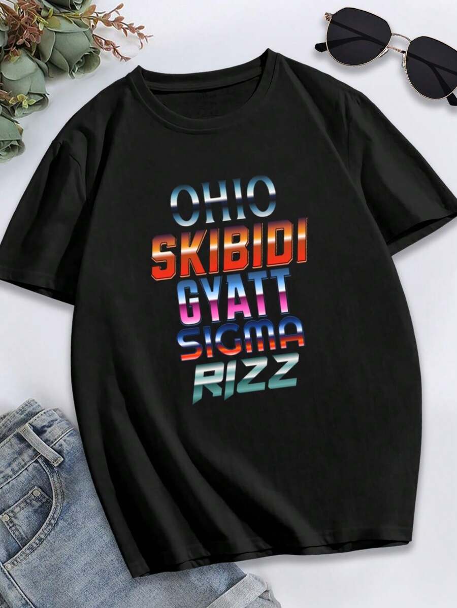 Funny Ohio Skibidi Rizzler Gyatt Sigma Meme Women T-Women's Shirt ...