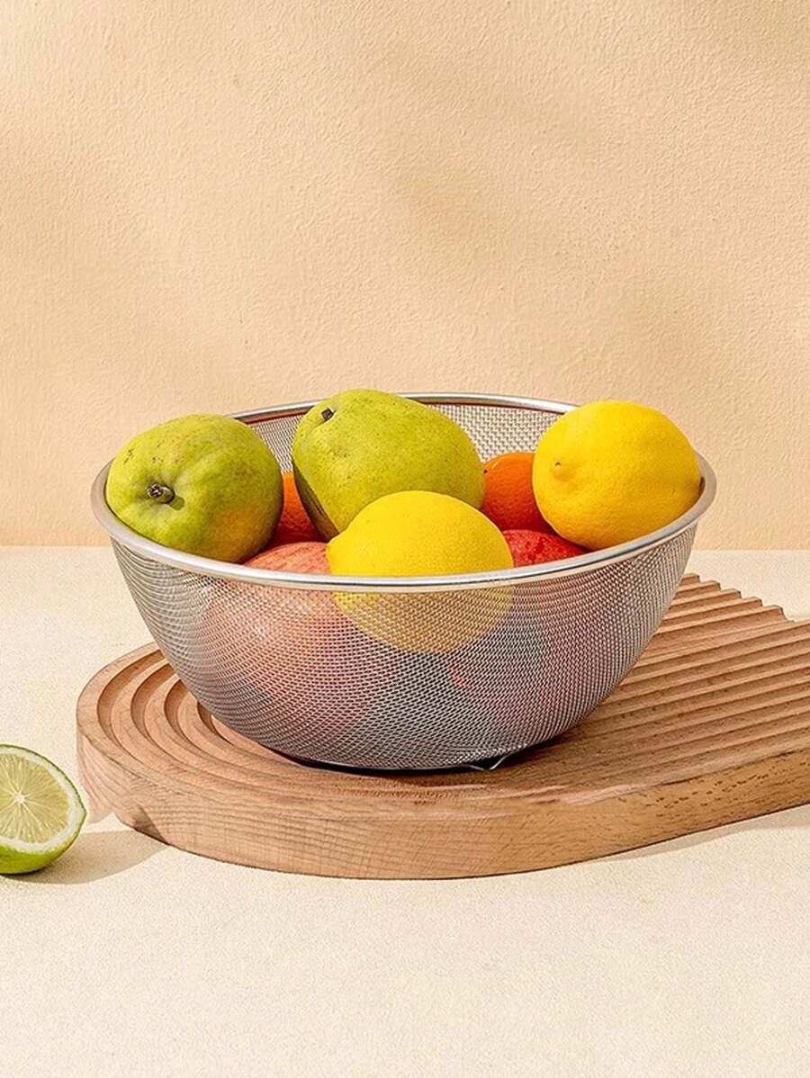 Thickened Stainless Steel Fine Mesh Drainage Basket, Vegetable And ...