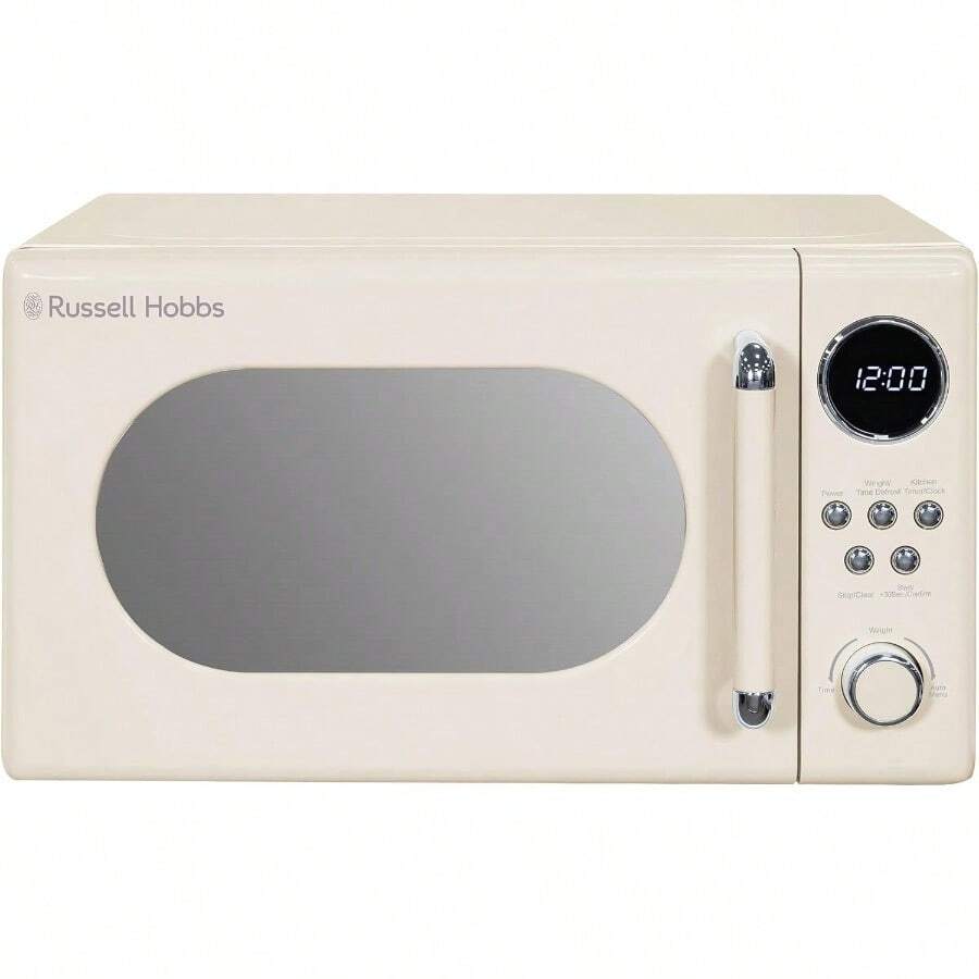 Russell Hobbs RHM2044C Retro 20 Litre Cream Digital Microwave 800W ...