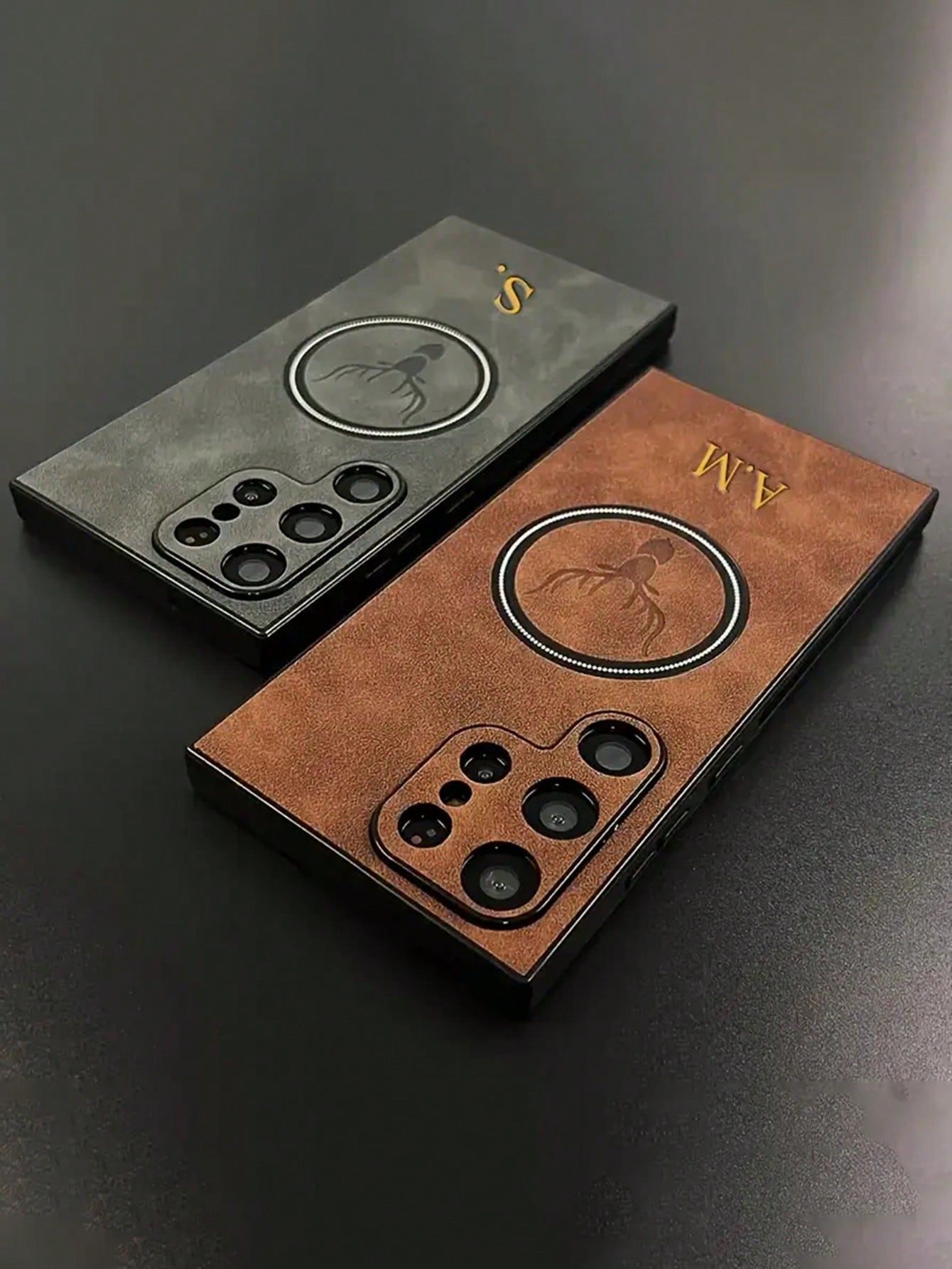 [Personalized]Luxury Custom Name Letter Deer Head Pattern Phone Case ...