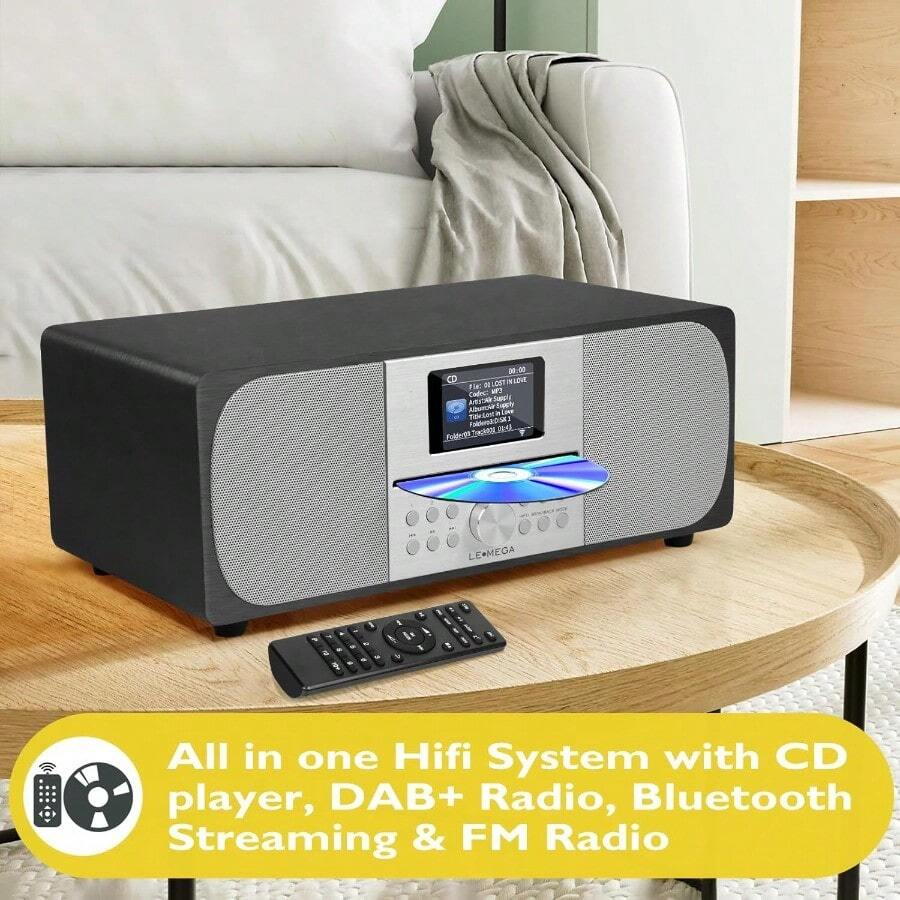 CD Player With DAB Radio | HIFI System | DAB+ Bluetooth Radio FM Radio ...