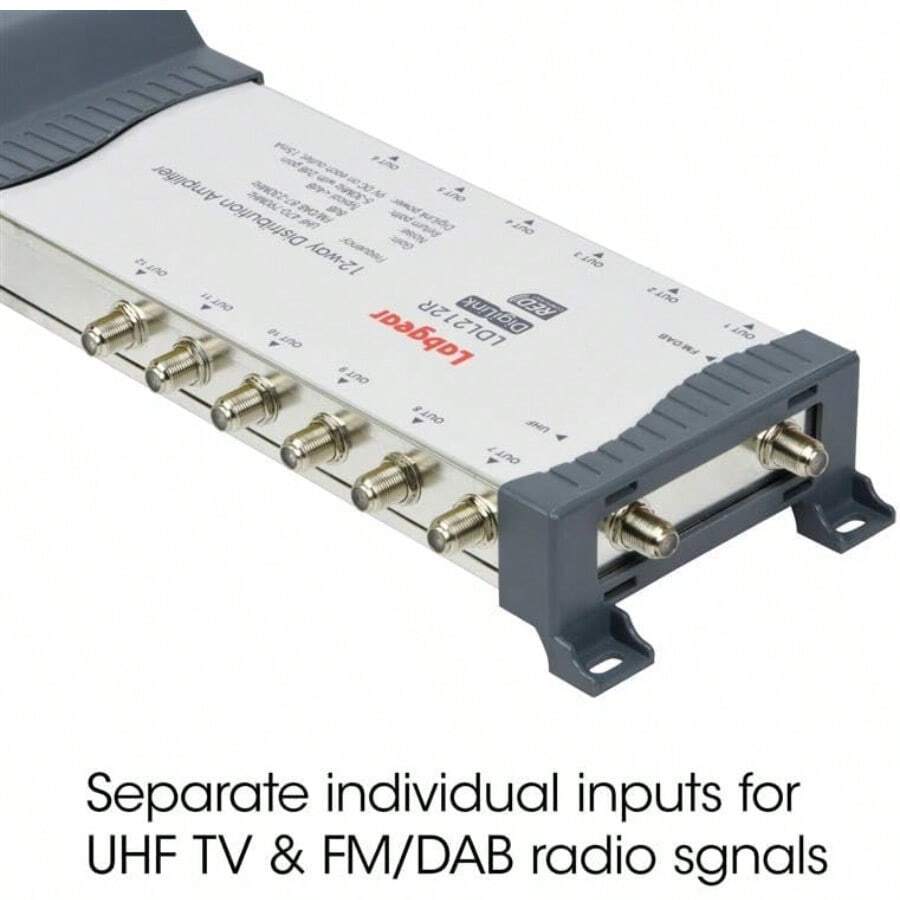 TV And Radio Signal Booster Aerial Amplifier Labgear 12 Output DigiLink ...