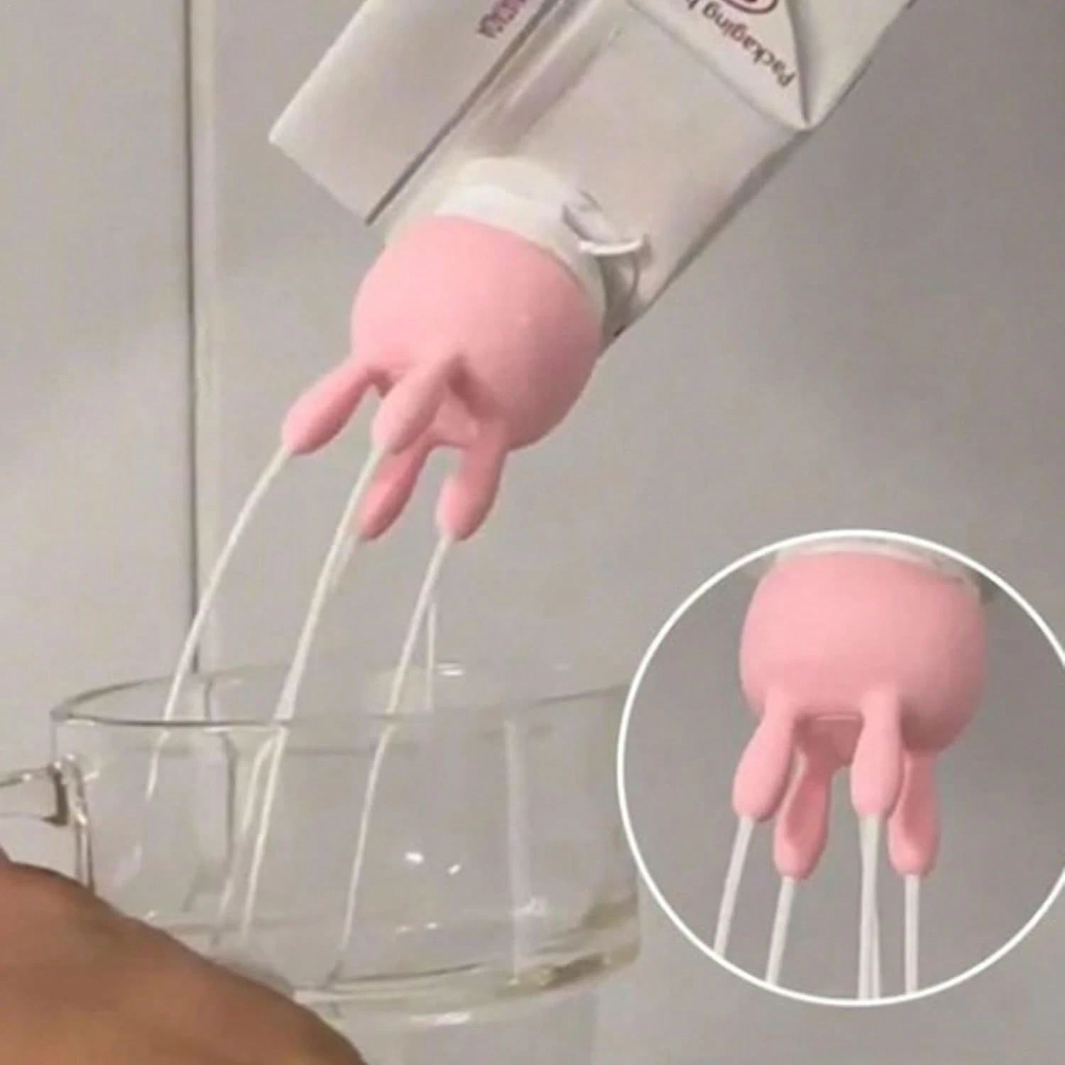 2025 Upgraded Milk Carton Lid, 3D Printed Funny Milk Pouring Spout ...