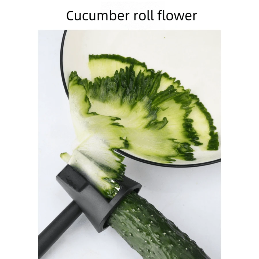 1pc Radish Carving Knife Tool, Creative Spiral Funnel Flower Shaper ...