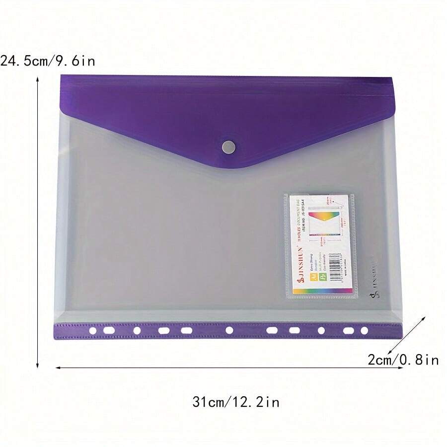 6pcs A4 Size Storage File Folders - Muted Color File Folders, Elegant ...