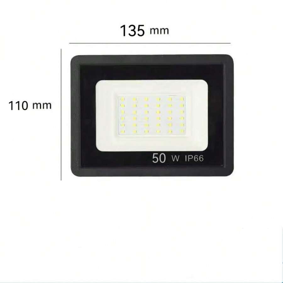 Kit 2 Holofote Refletor Led Pro 50W Branco Frio 6500K IP66Para Jardim | SHEIN Brasil