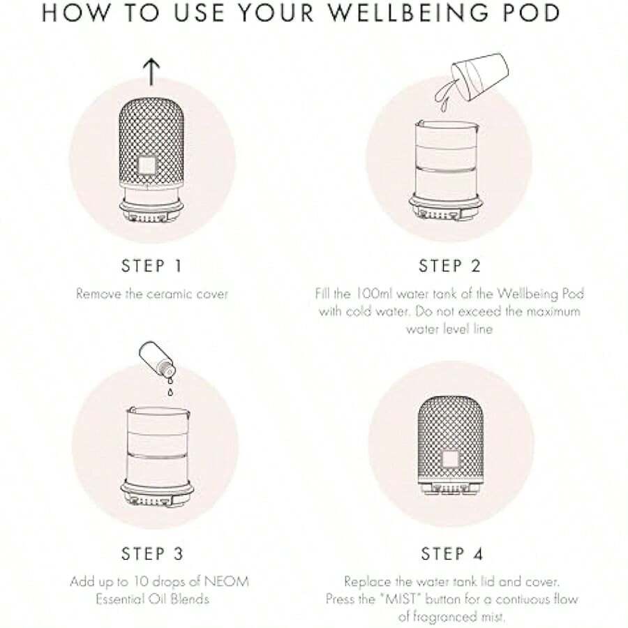 NEOM Wellbeing Pod | Premium Ultrasonic Essential Oil Diffuser ...