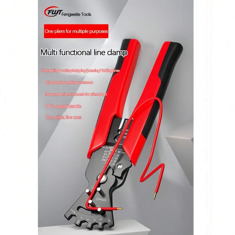 1pc Electrician's Conduit Bender & Wire Stripper Crimper Tool, Crimp ...