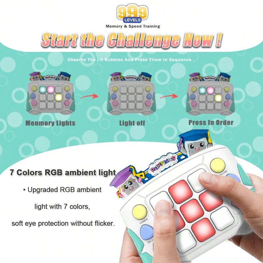 Breakthrough Push Game Machine For Kids, Level Challenge Toy Boosts ...