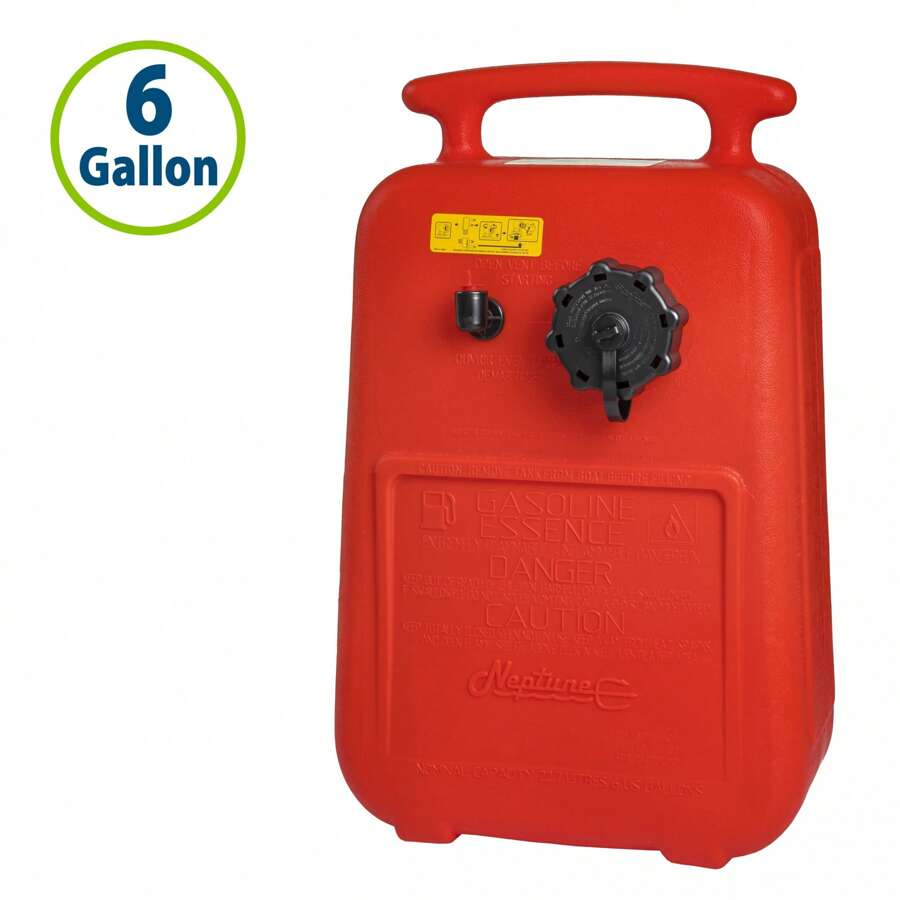 Scepter 08592 Neptune Marine Fuel Tank - 6 Gallon Gas Can For Outboard ...