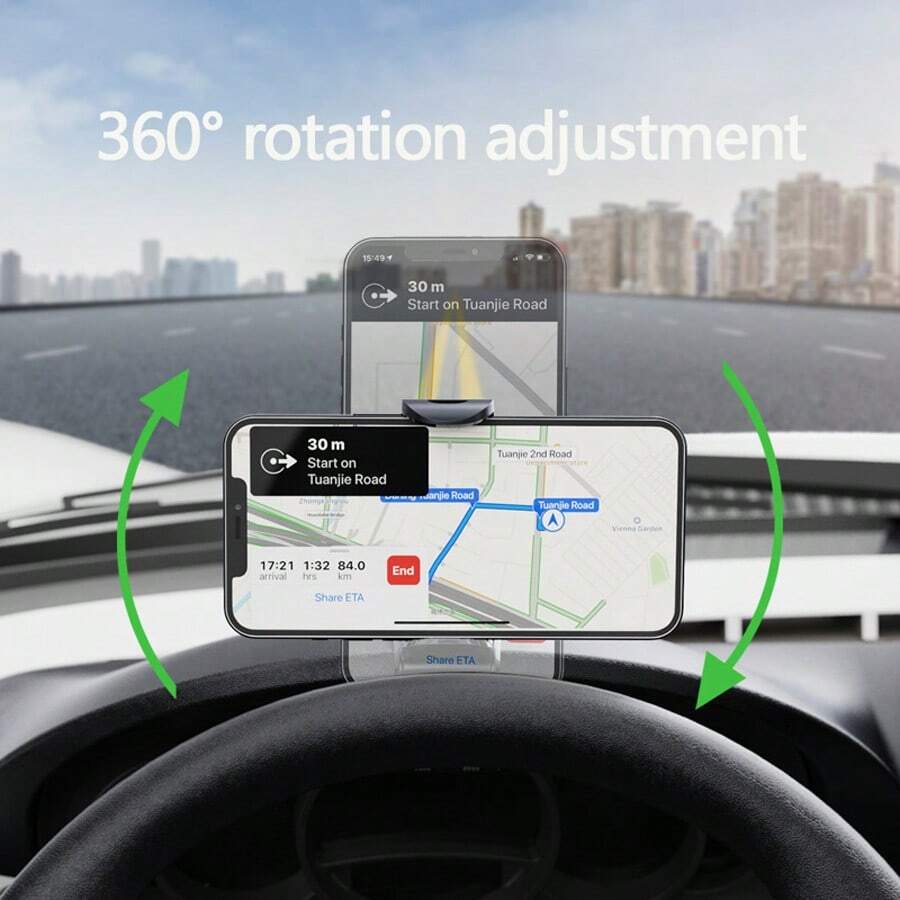 1pc Car Universal Dashboard Multi-Function Card Clip Navigation Phone ...