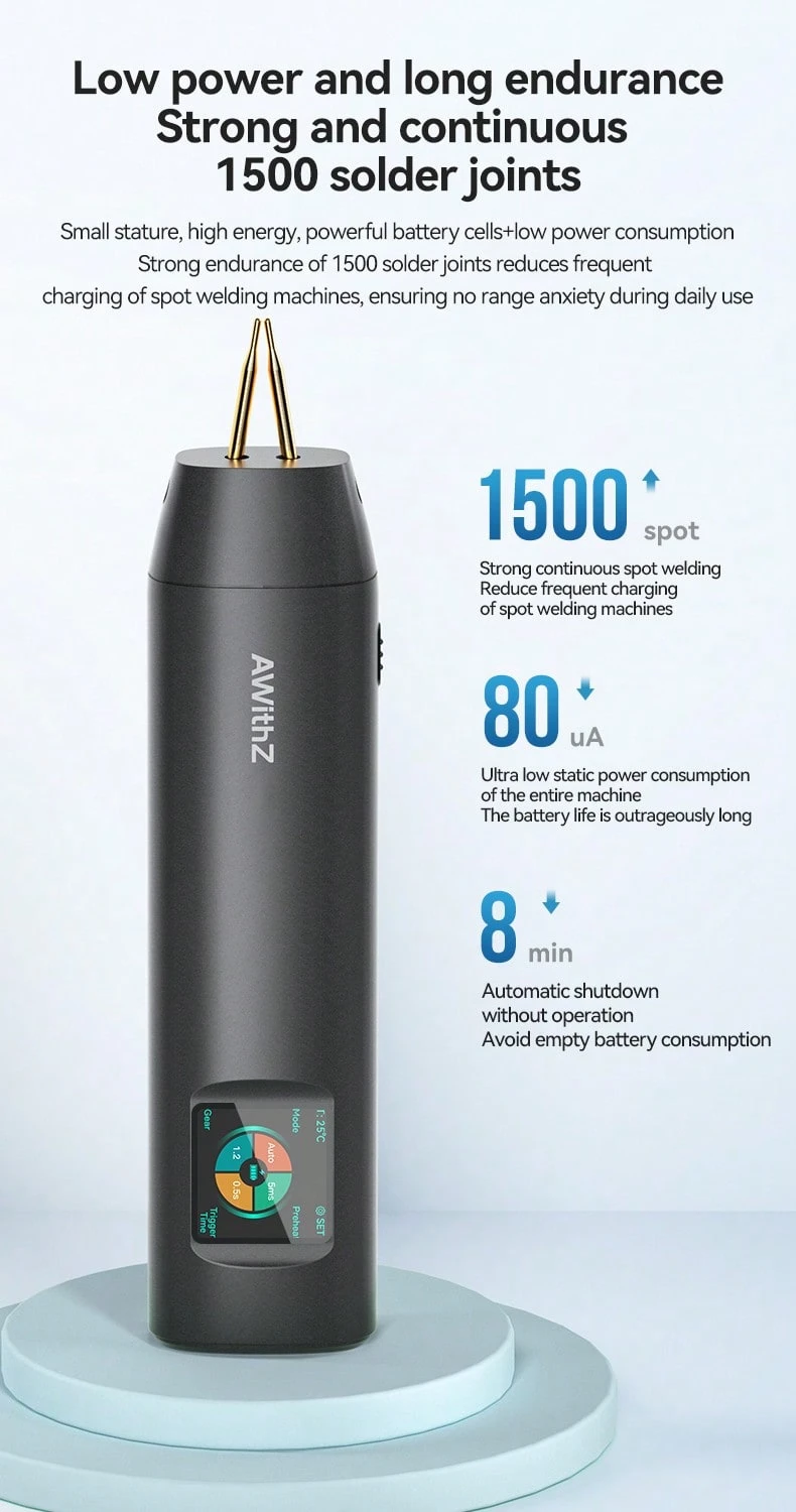 Upgraded H1 H2 Big Color Screen 90 Gears Spot Welder Adjustable ...