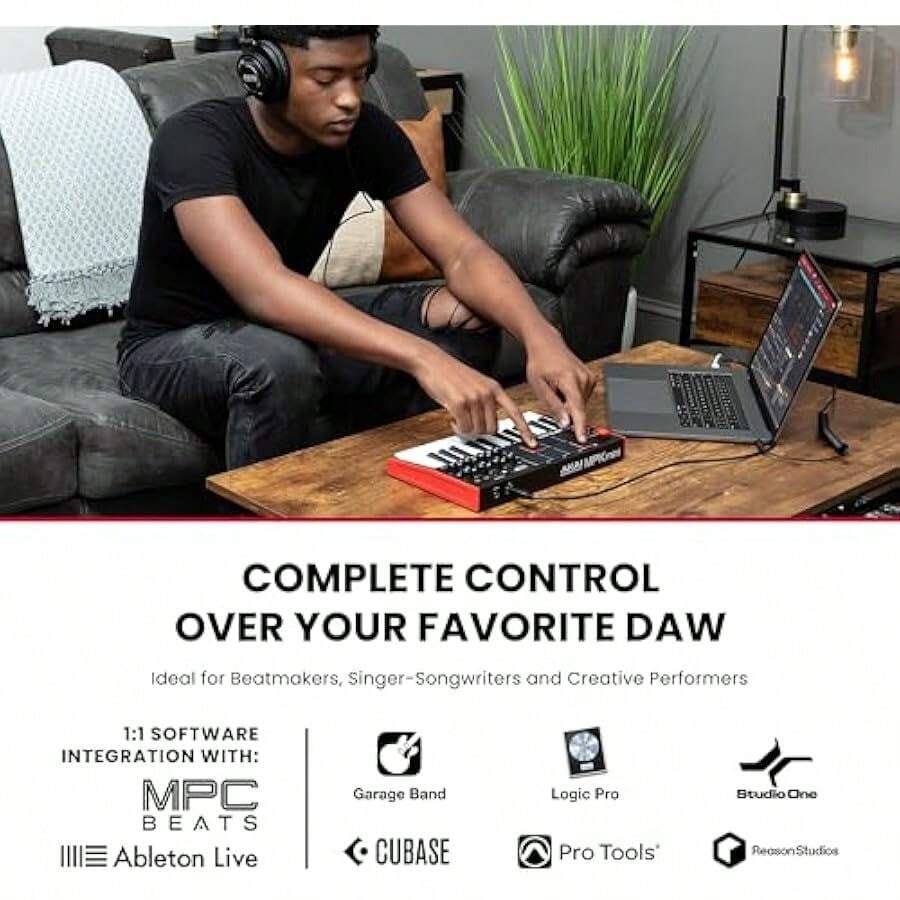 AKAI Professional MPK Mini MK3 25 Key USB MIDI Keyboard Controller With ...