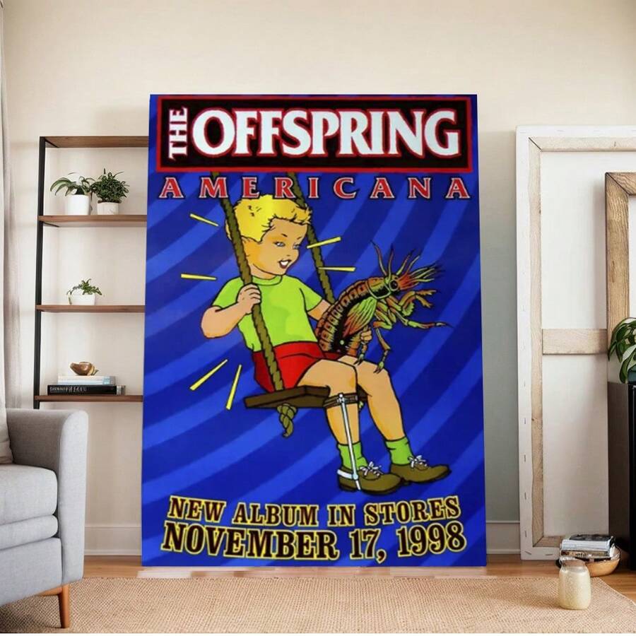The Offspring Canvas Print, Americana Album Cover Wall Art, Punk Rock ...