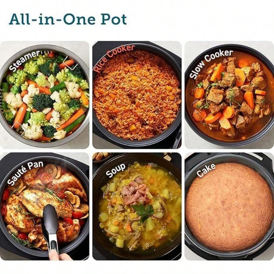 COSORI Rice Cooker Slow Cooker And Steamer With Ceramic Coated Inner ...