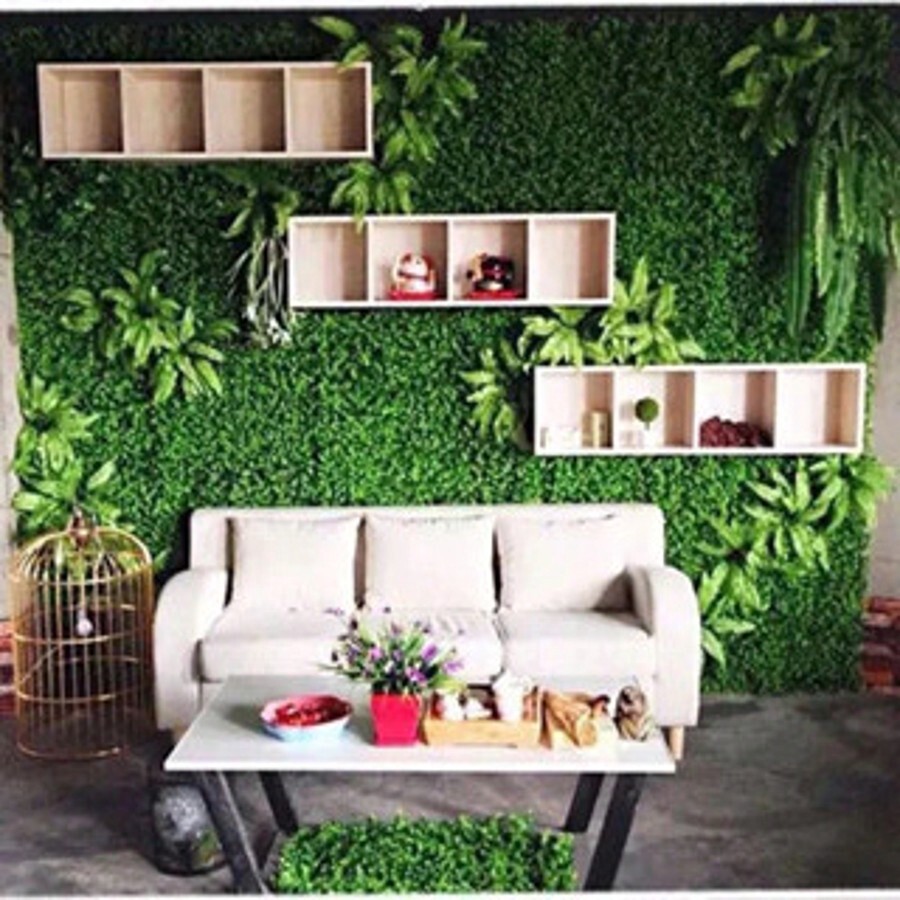 Kit 30 Placa Buchinho Buxinho Tapete De Grama Artificial Decoração De ...