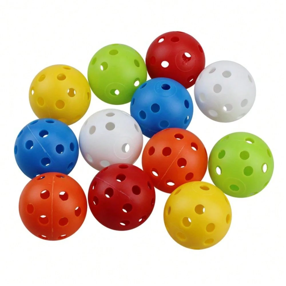 42mm Golf Plastic Practice Ball With 26 Holes, Golf Indoor Practice ...