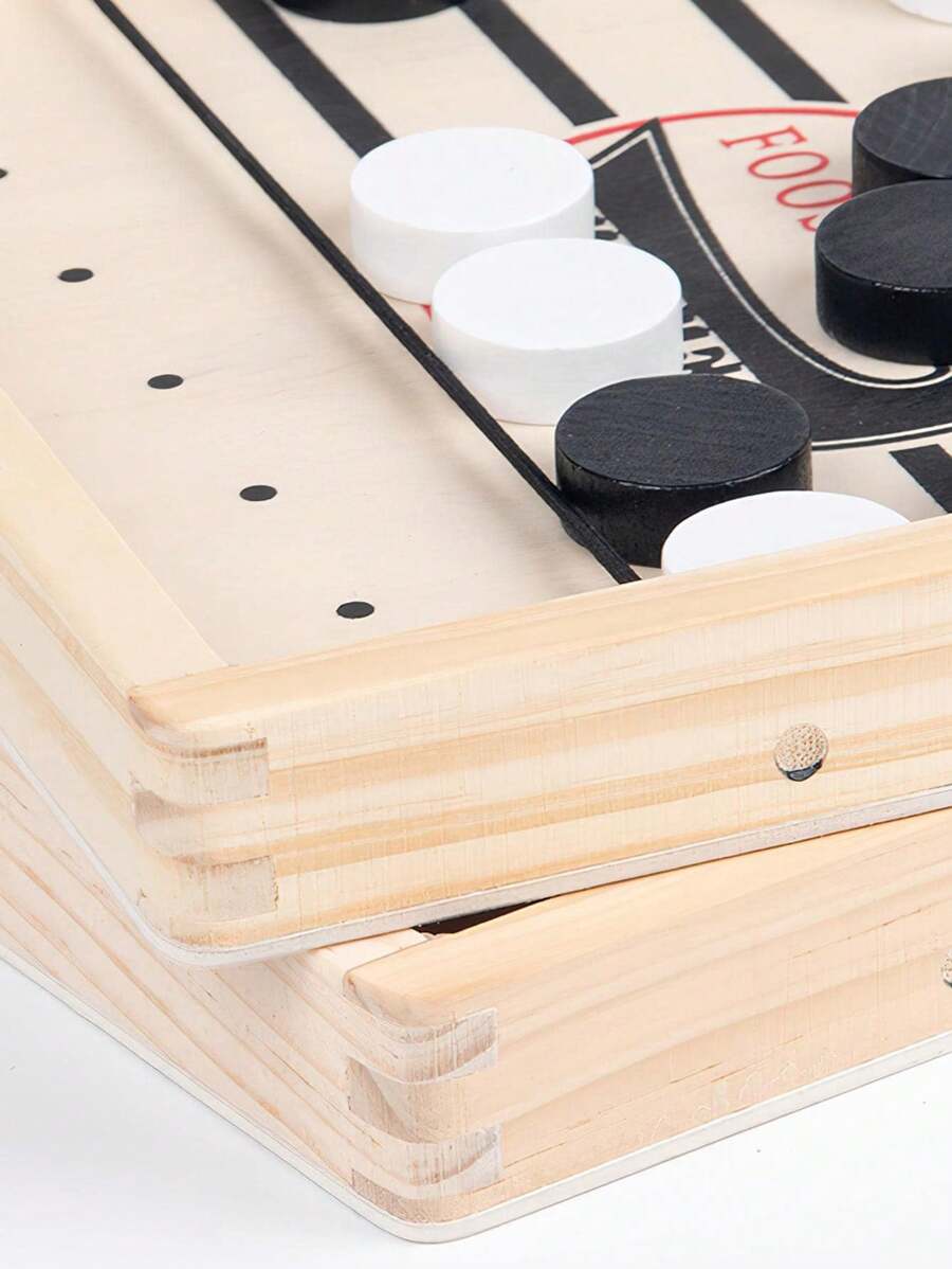 1Set Fast Sling Puck Game - Fast Paced Slingshots Board Game - Wooden ...