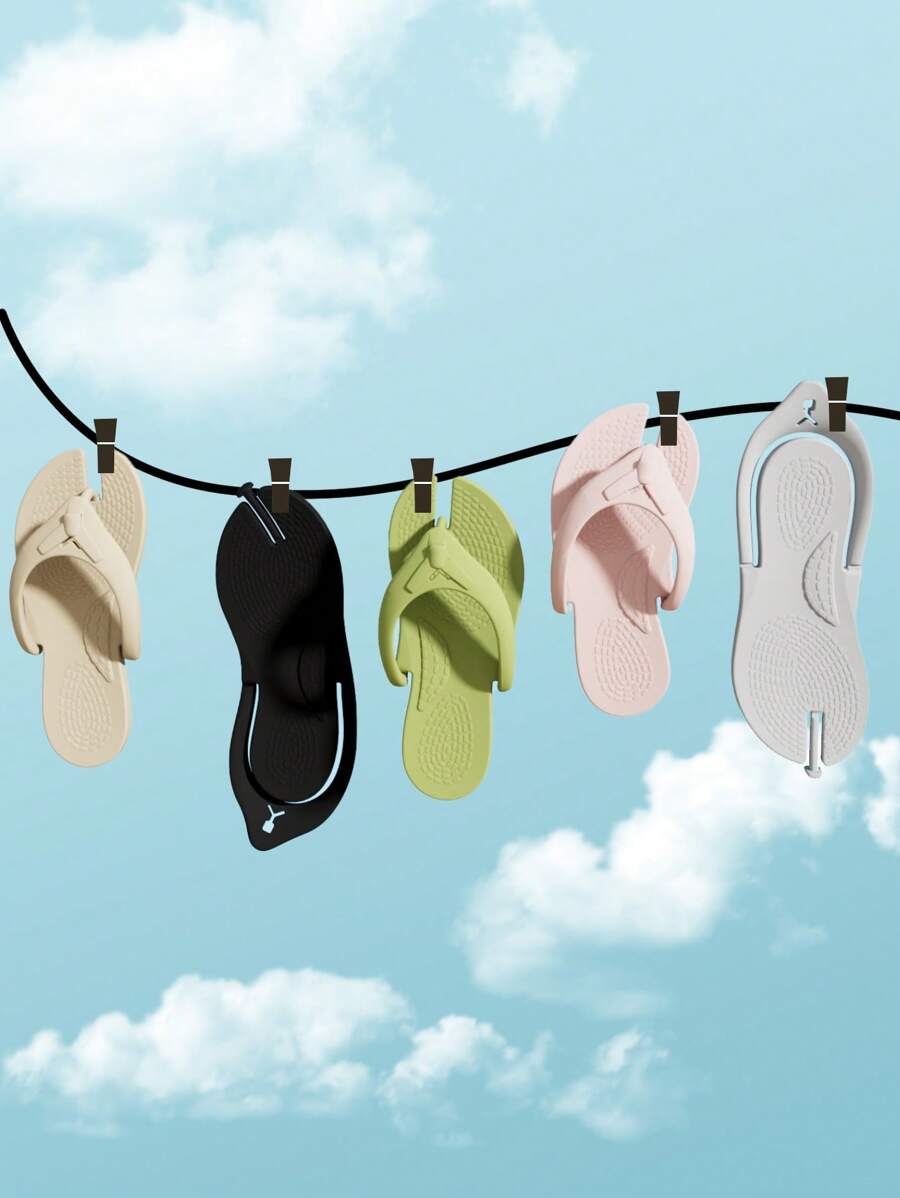 Portable Foldable Slippers, Convenient Travel Slippers, Non-Slip ...