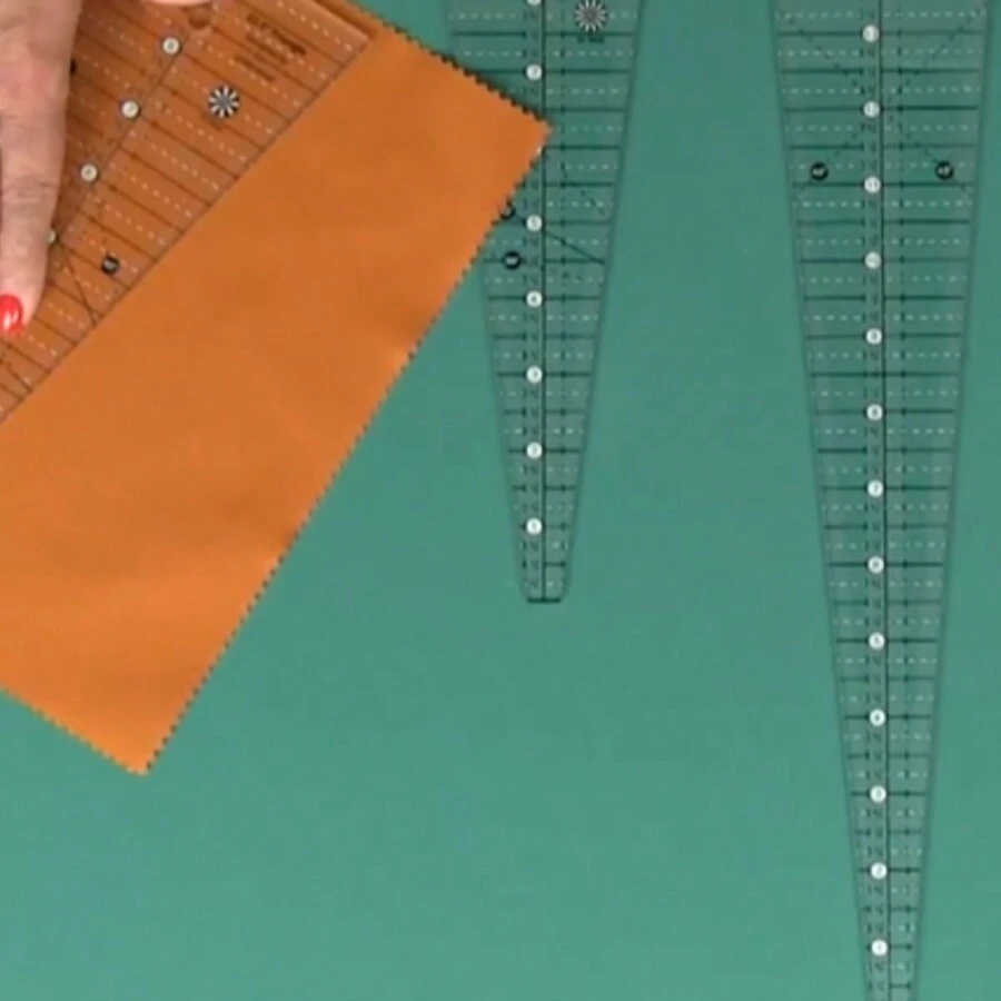 Creative And Unique Grid 22.5 Degree Triangle Quilt Ruler And Degree ...