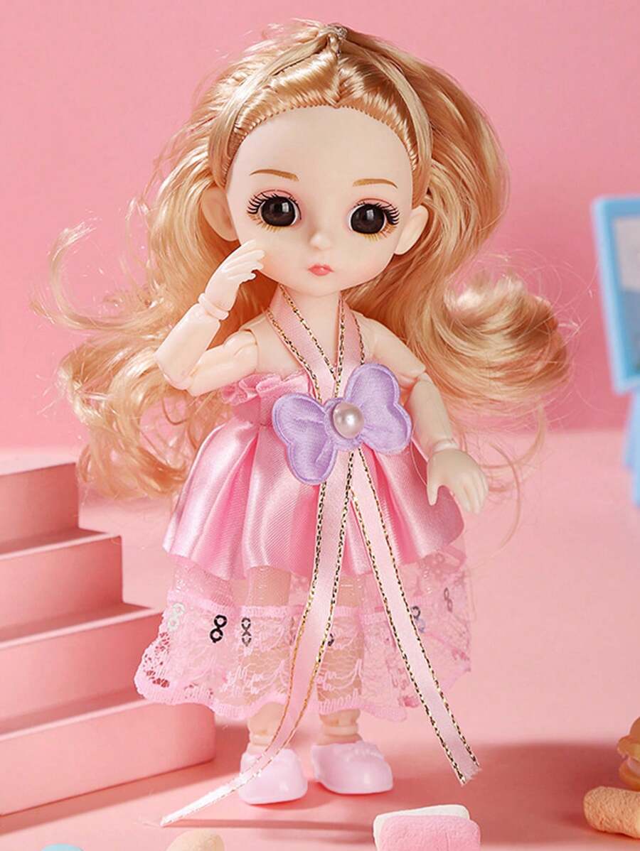 1pc Changeable Doll, Realistic Princess Doll With Movable Joints ...